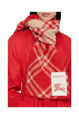 Burberry Check Wool Scarf
