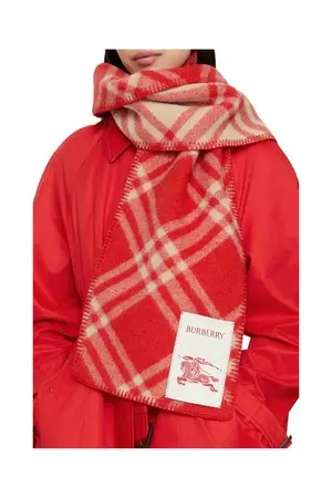 Burberry Check Wool Scarf