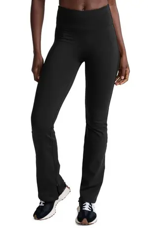 Beyond Yoga Pacer Fleece Bootcut Pants - Black
