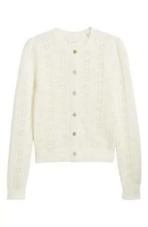 DÔEN Emery Pointelle Cardigan