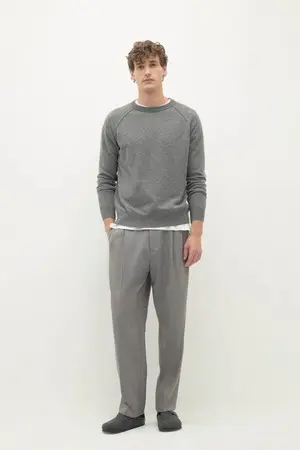 Naked Cashmere Lorenzo Cashmere Crewneck - Thunder