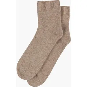 Naked Cashmere Micah Cashmere Ankle Socks - Flax
