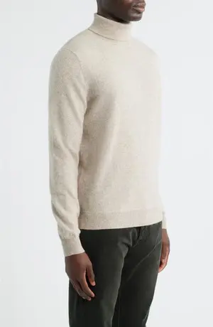 Scott Barber Cashmere Turtleneck - Sand
