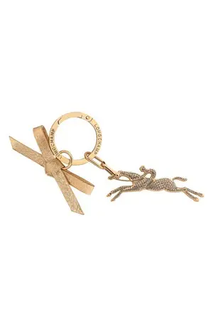 Longchamp Cavalier Horse Bag Charm - Very Pale Gold