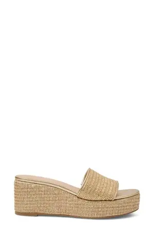 Jack Rogers Bay Platform Wedge Sandal - Gold