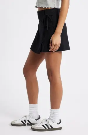 Bp. Tie Faux Wrap Skort