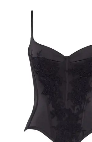 MILLA Obsidian Lace Corset