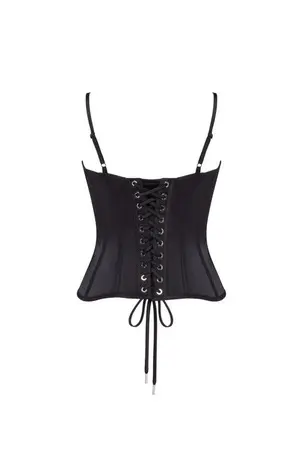 MILLA Obsidian Lace Corset