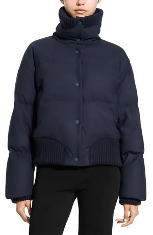 Theory Collar Puffer Jacket