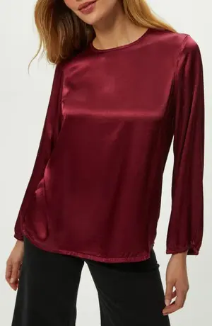 Michael Stars Lali Satin Top