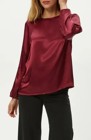 Michael Stars Lali Satin Top