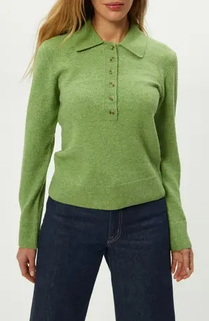 Michael Stars Margie Polo Sweater
