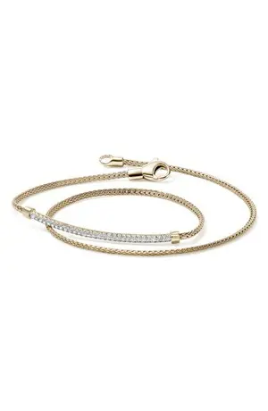 John Hardy Jh Essential Pavé Wrap Bracelet