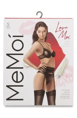 MEMOI Elena Underwire Bra - Black