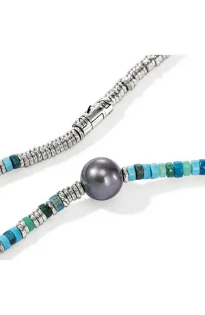 John Hardy Heishi Pearl & Bead Necklace