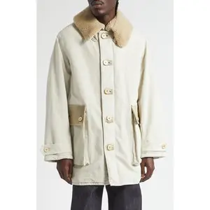 Visvim Winfield Field Coat With Genuine Shearling Collar