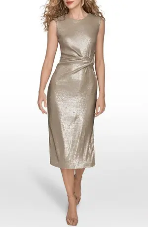 Champagne Midi Dresses
