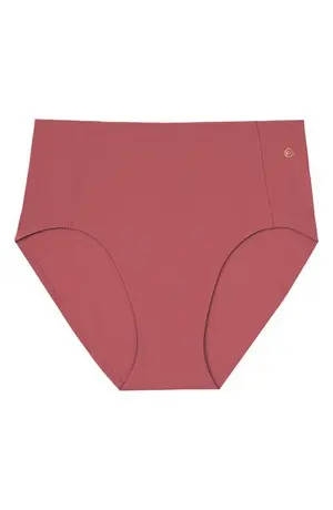EVELYN & BOBBIE High Waisted Retro Bikini - Pink Canyon
