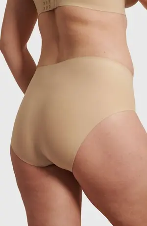 EVELYN & BOBBIE High Waisted Retro Bikini - Sand