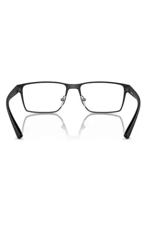Emporio Armani 55mm Rectangular Eyeglasses