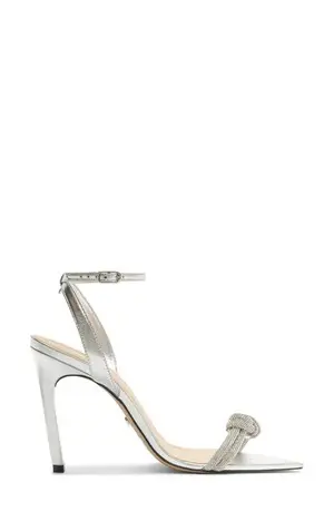 AREZZO Stella Ankle Strap Sandal - Silver