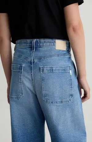Ag Mercer Cuffed High-waist Barrel Jeans