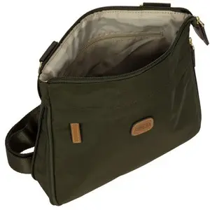 Bric'S X-travel Expandable Crossbody Bag - Olive
