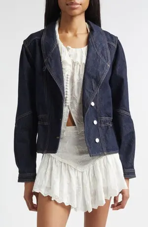 Isabel Marant Dolie Denim Jacket - Blue