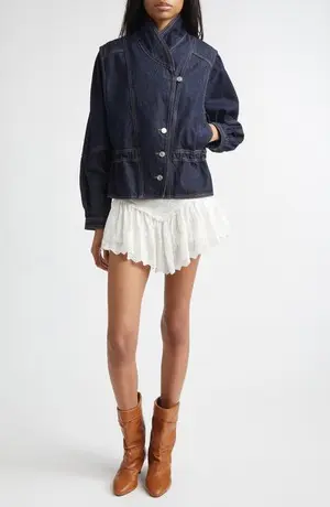 Isabel Marant Dolie Denim Jacket - Blue