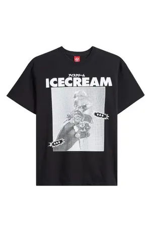 ICECREAM Sip Cotton Graphic T-shirt