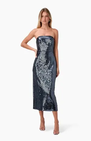 Cami Nyc Circe Sequin Strapless Dress