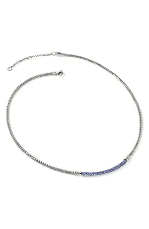 John Hardy Essentials Necklace - Silver/blue Sapphire