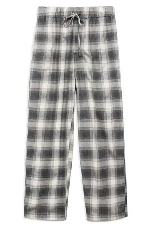Mango Plaid Flannel Pajama Pants