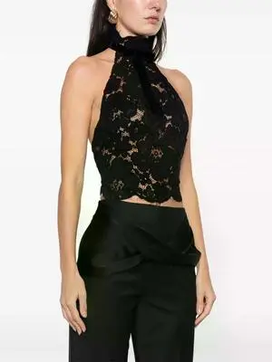 Retrofete Ravenna Lace Top - Black