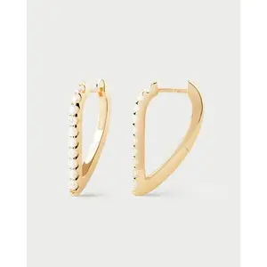 PDPAOLA Gloss Hoops Gold
