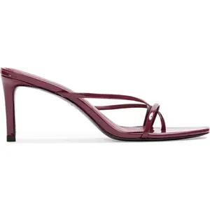 BLACK SUEDE STUDIO Carla 65 Patent Sandal - Ruby Patent Leather