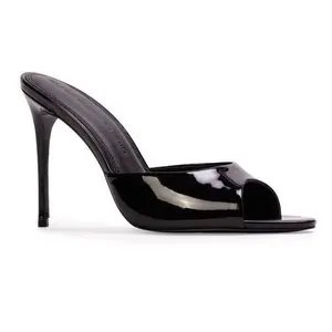 BLACK SUEDE STUDIO Jazz 100 Patent Mule