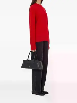 Loulou De Saison Drop Shoulder Ribbed Sweater - Red