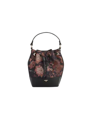 FABLE ENGLAND Deco Bloom Bucket Bag - Black
