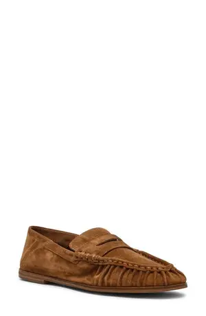 Steve Madden Convertible Penny Loafer - Chesnut Suede