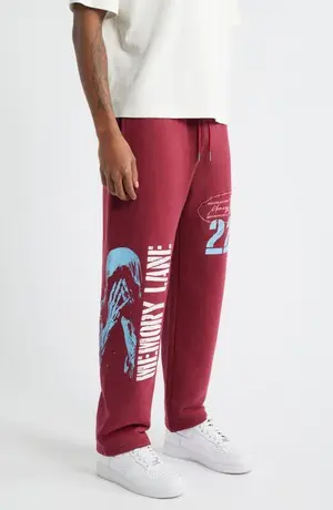 MEMORY LANE Stencil Logo Sweatpants