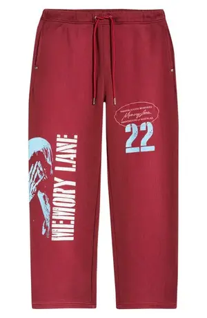 MEMORY LANE Stencil Logo Sweatpants