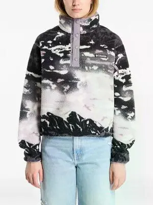 Columbia Helvetia™ Ii Printed Cropped Sweater - Black