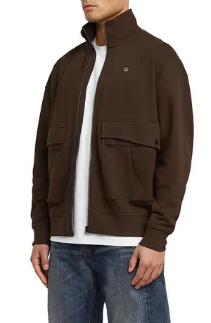 G-star Raw Rovic Zip-up Sweatshirt - Deep Brown