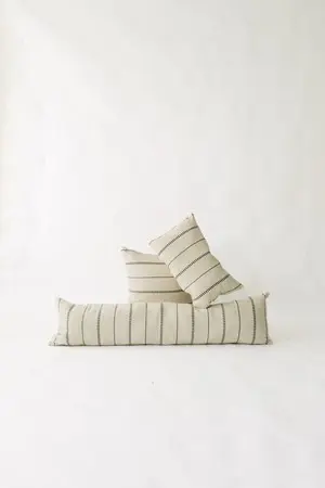 LOOM IMPORTS Brocade Lumbar Pillow