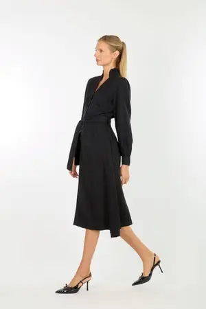 SUPER NATURAL BY SECRET MISSION Kennedy Midi Shirtdress