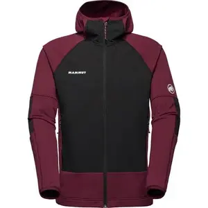 MAMMUT Massone Ml Full-zip Hooded Jacket - Vin/black