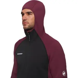 MAMMUT Massone Ml Full-zip Hooded Jacket - Vin/black