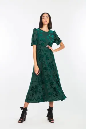 SUPER NATURAL BY SECRET MISSION Fran Burnout Velvet Dress