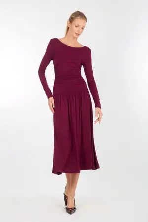 SUPER NATURAL BY SECRET MISSION Florence Dress - Garnet